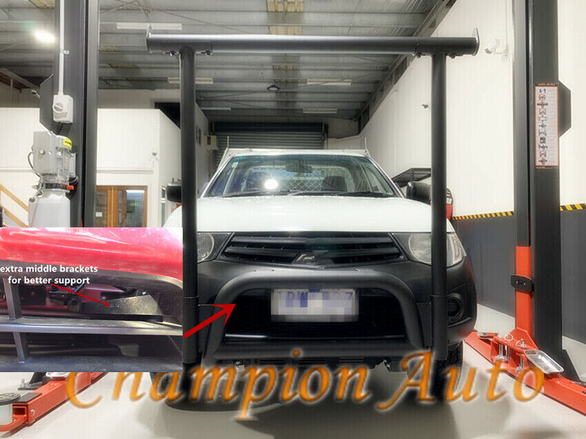 Nudge Bar and Front Ladder Rack H Rack H-Frame for Nissan Navara NP300 ...